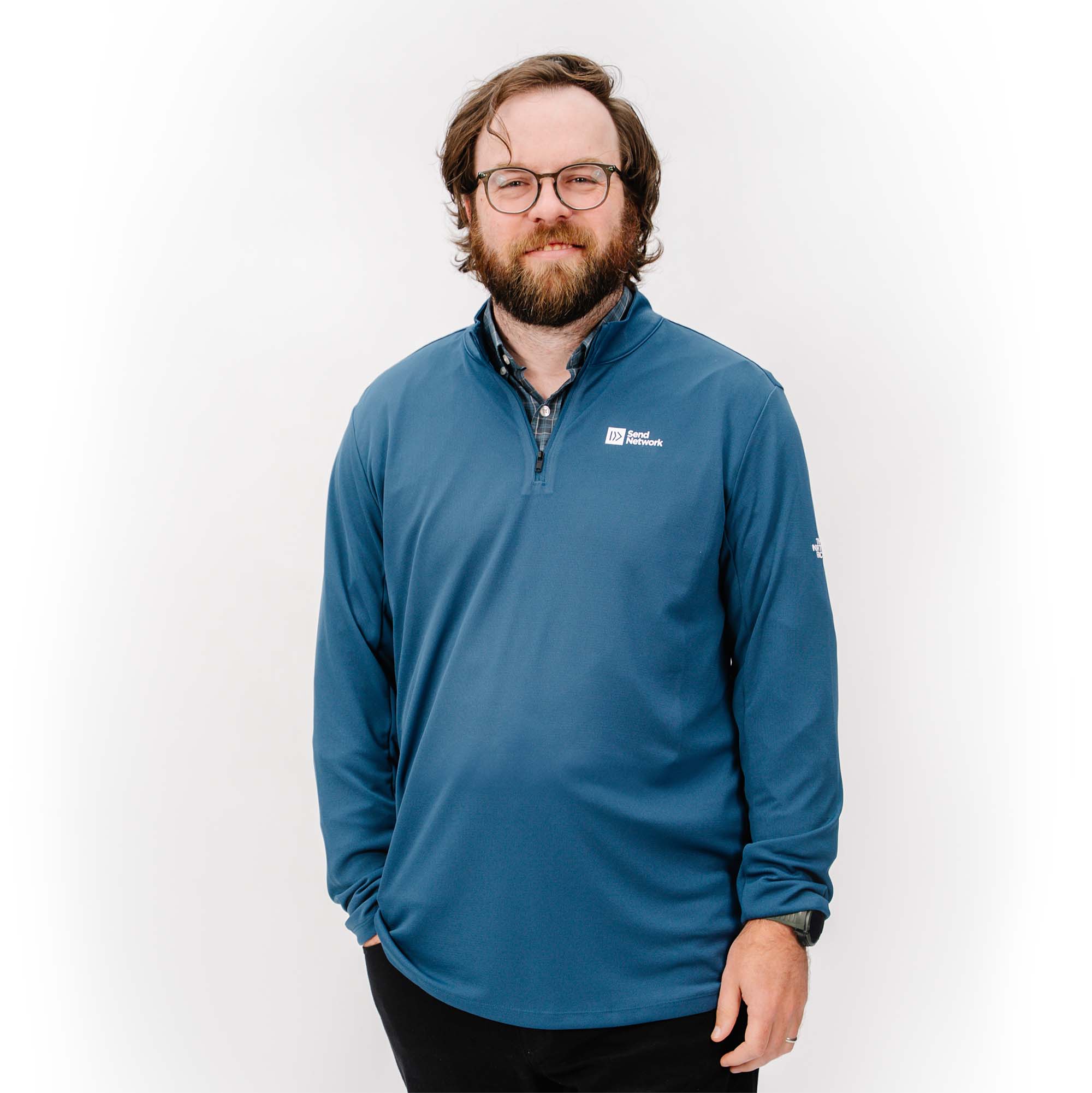 Send Network Men's The North Face 1/4 Zip – NAMB Store